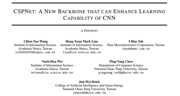 【CSPNet】一种增强学习能力的跨阶段局部网络 - 知乎