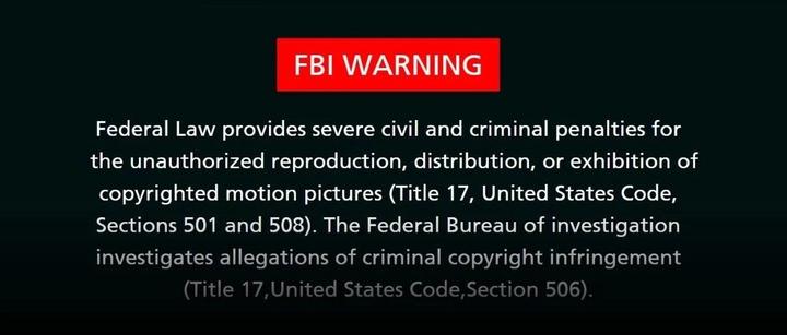 去特么的FBI Warning - 知乎