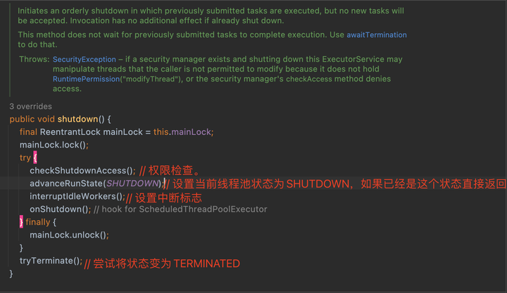 Java面试之线程池shutdown方法 - 知乎