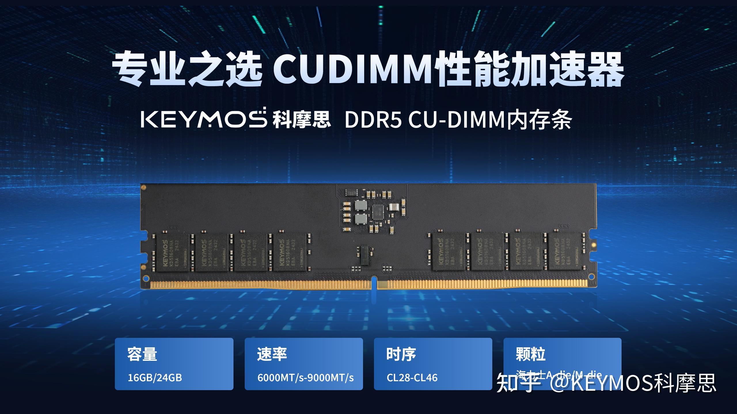 KEYMOS科摩思推出CUDIMM内存频率高达9000MHz - 知乎