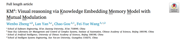 KM4: Visual reasoning via Knowledge Embedding Memory Model with Mutual Modulation - 知乎