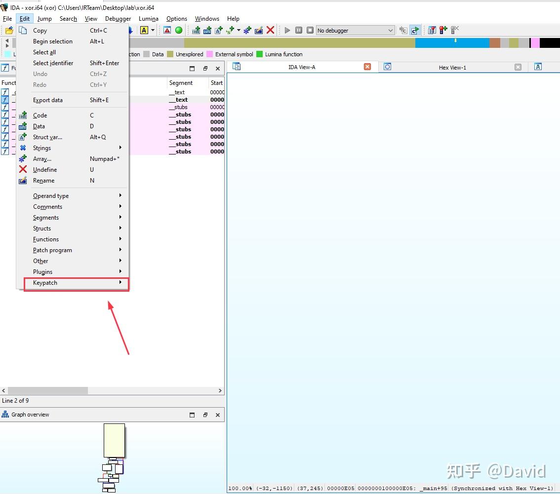 IDA安装keypatch插件 - 知乎