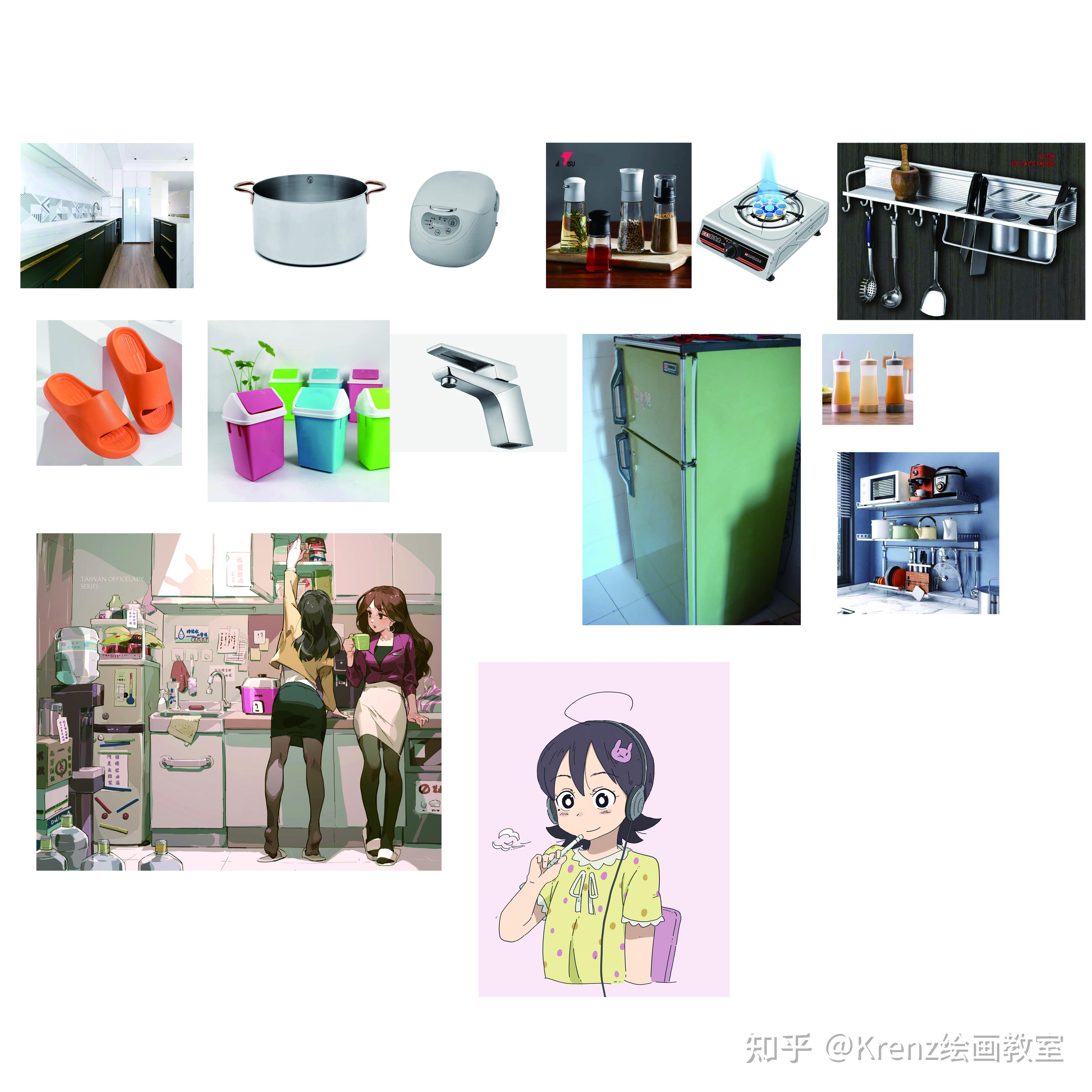 Krenz绘画教室【优秀作业心得】基础透视与结构-0123 - 知乎