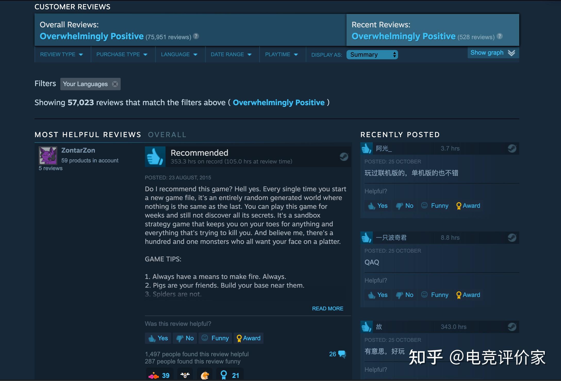 Steam游戏平台的评价体系解析 - 知乎