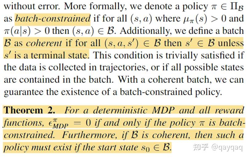 [7] [offline] BCQ - 知乎