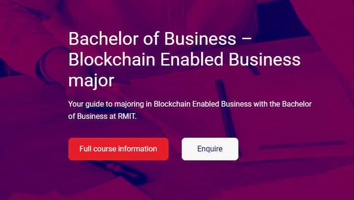 皇家墨尔本理工大学Blockchain Enabled Business需要提前预习什么课程? - 知乎