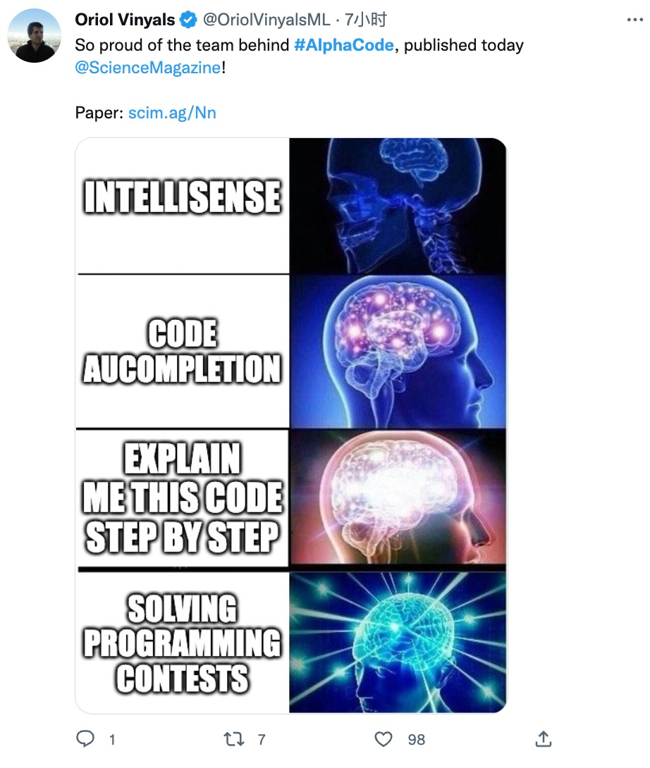 DeepMind携AlphaCode登Science封面，写代码能力不输程序员 - 知乎