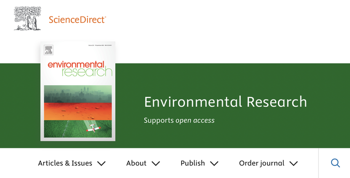 重点推荐：环境/生态/农业/生物/医学中科院二区SCI，TOP期刊，《Environmental Research》，因子8.3 - 知乎