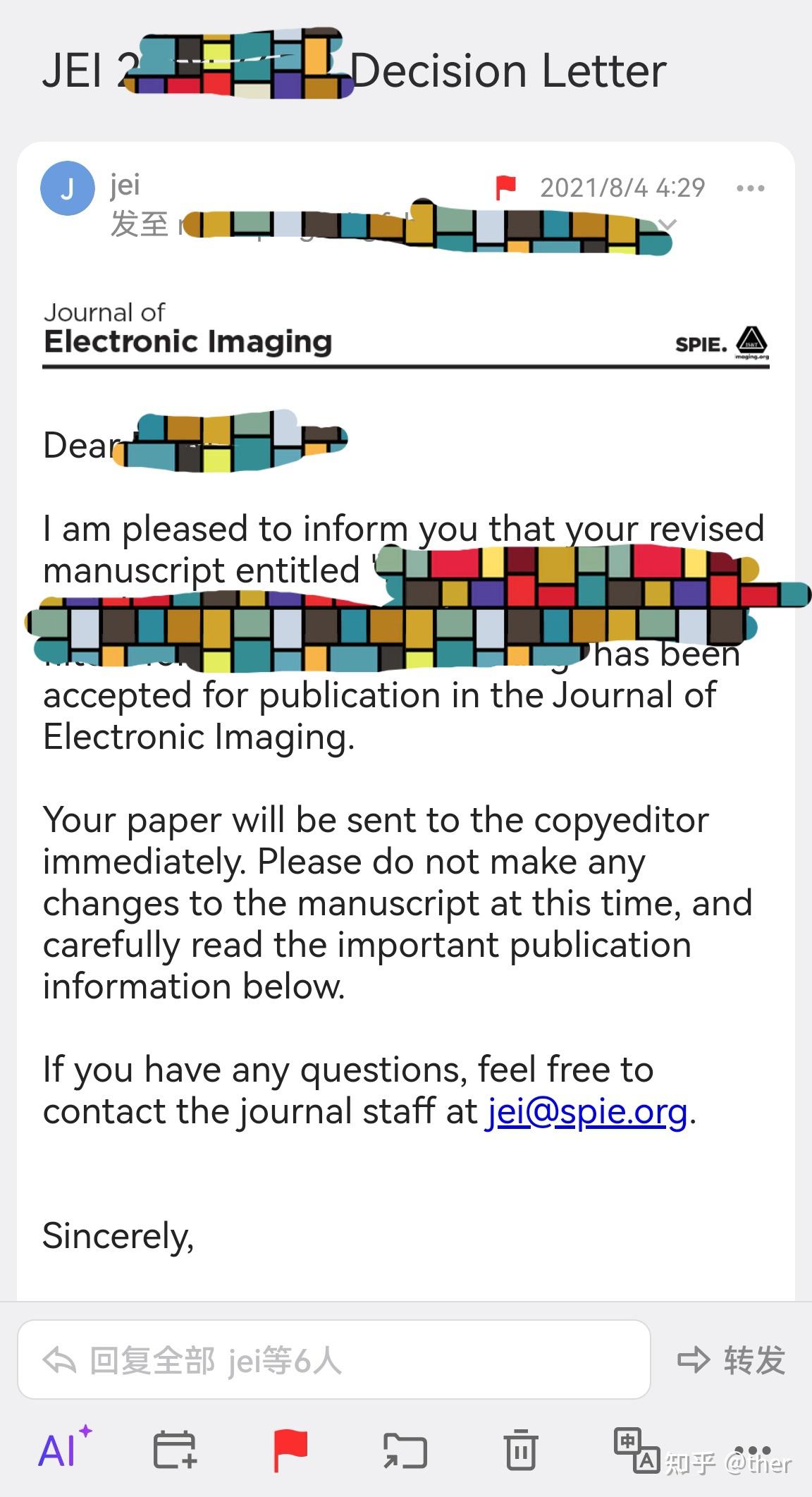 人生第一篇 SCI-Journal of Electronic Imaging (JEI) 投稿分享 - 知乎