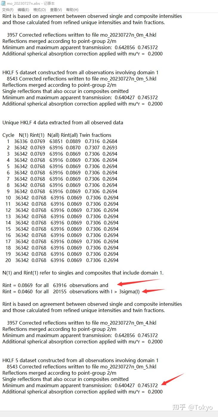 Olex2读取abs文件 - 知乎