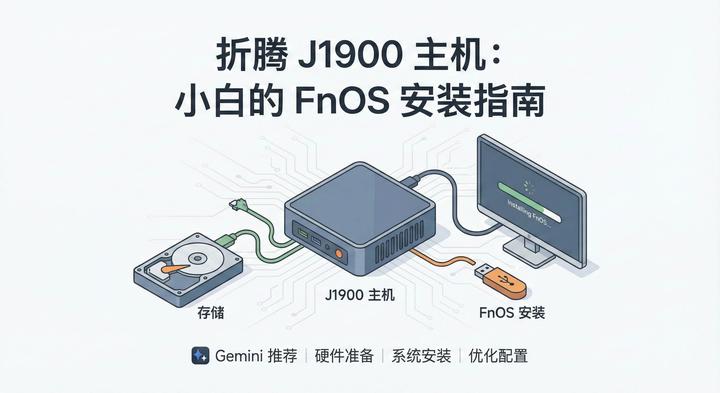 安装飞牛NAS（J1900工控小主机） - 知乎