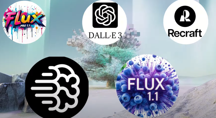 在一个平台上使用Flux 1.1 Pro、Ideogram、Recraft 和 DALL-E 3 - 知乎