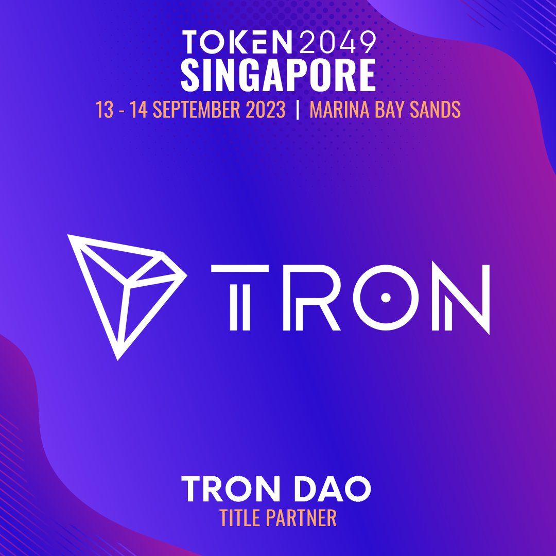 波场TRON已成为TOKEN2049大会顶级赞助商 - 知乎