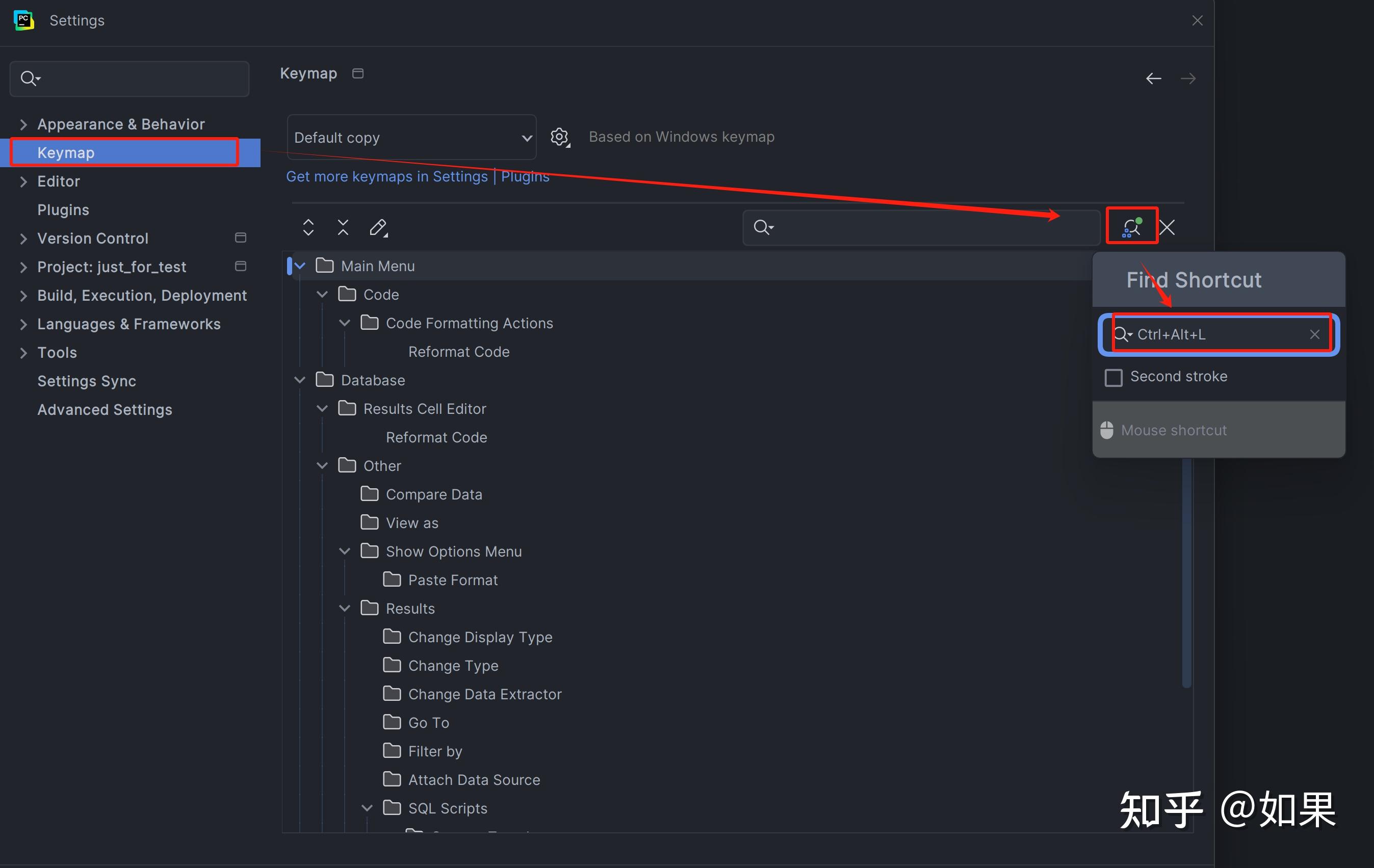在idea里格式化的快捷键Ctrl+Alt+L，使用后却发生错误，怎么恢复原状呢？ - 知乎