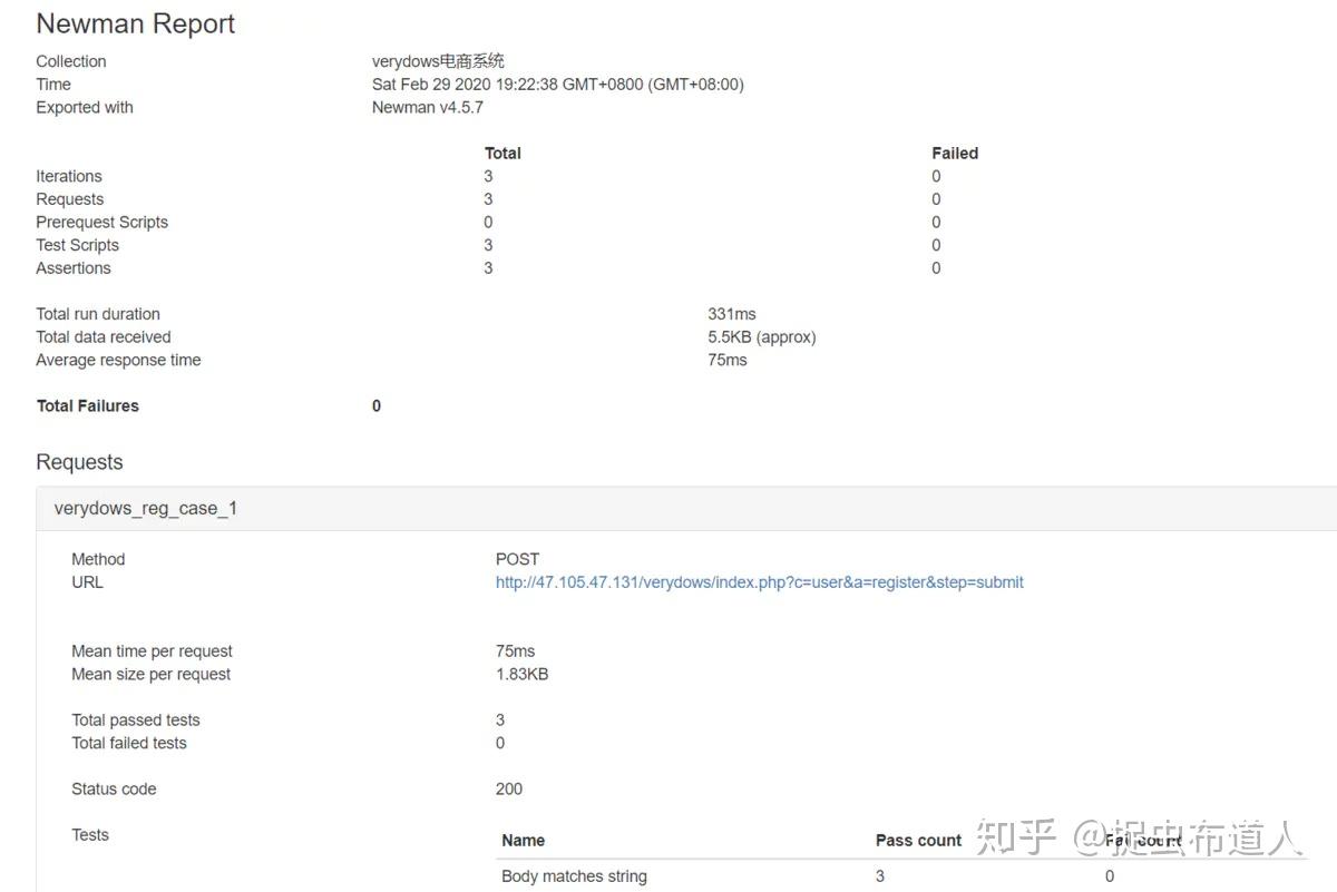 【Postman】13 Postman Newman命令行工具的使用 - 知乎