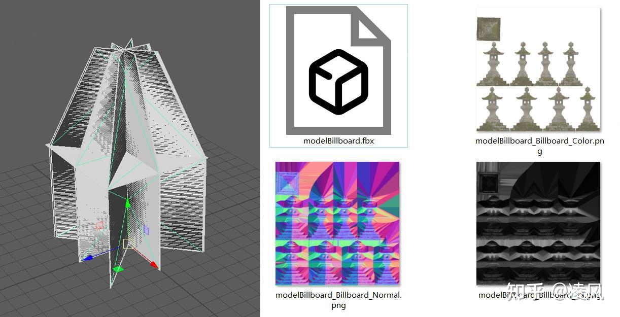 关于Speedtree导出的Billboard的一些探索...... - 知乎
