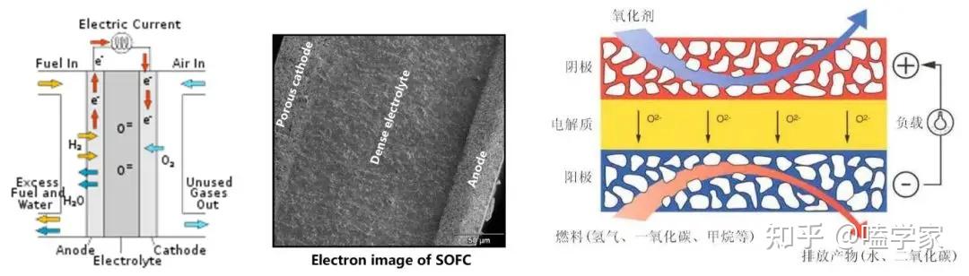 固体氧化物燃料电池(SOFC)有什么原理？ - 知乎