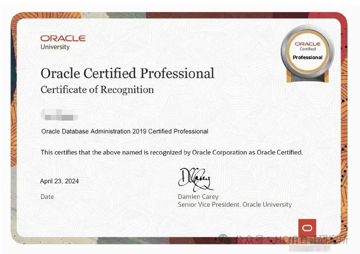 Oracle OCP通关秘籍：从报名到拿证的全流程拆解（附避坑指南） - 知乎