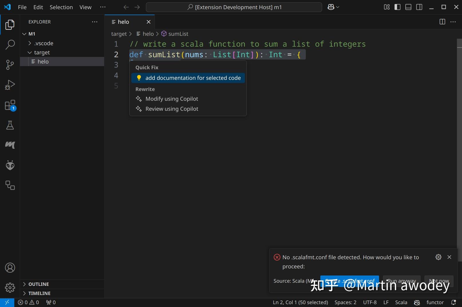 基于Scala的开源vscode ai 插件 - 知乎