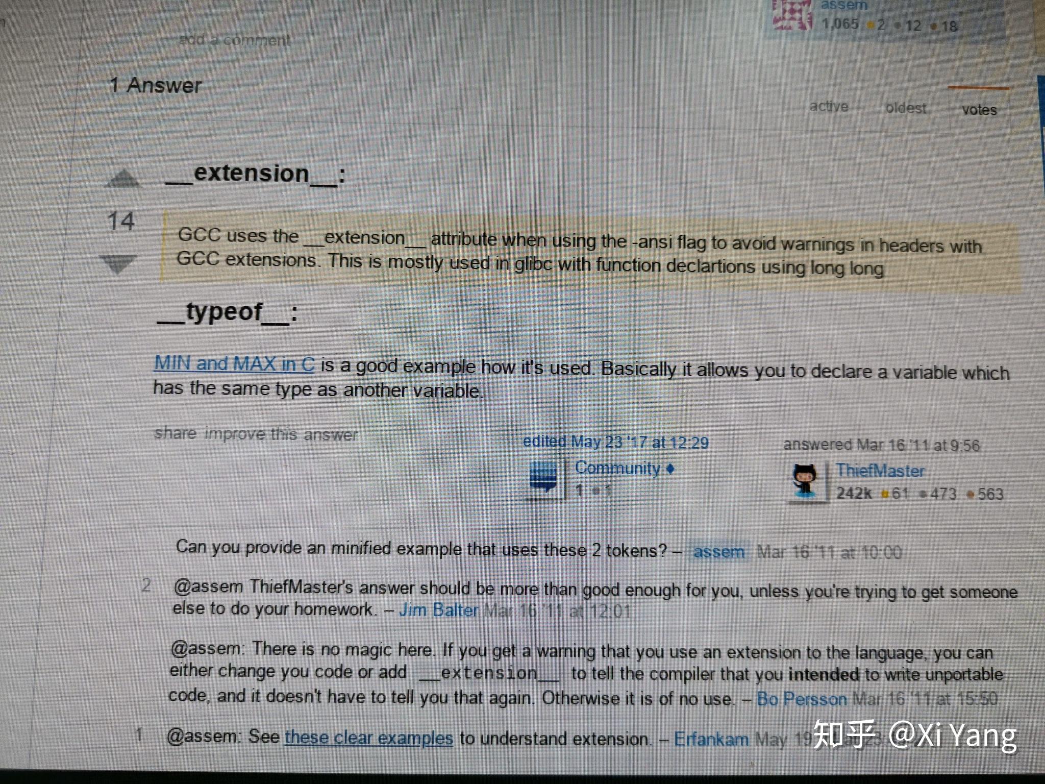 C 语言这些宏定义前面的 __extension__ 是什么意思？ - 知乎