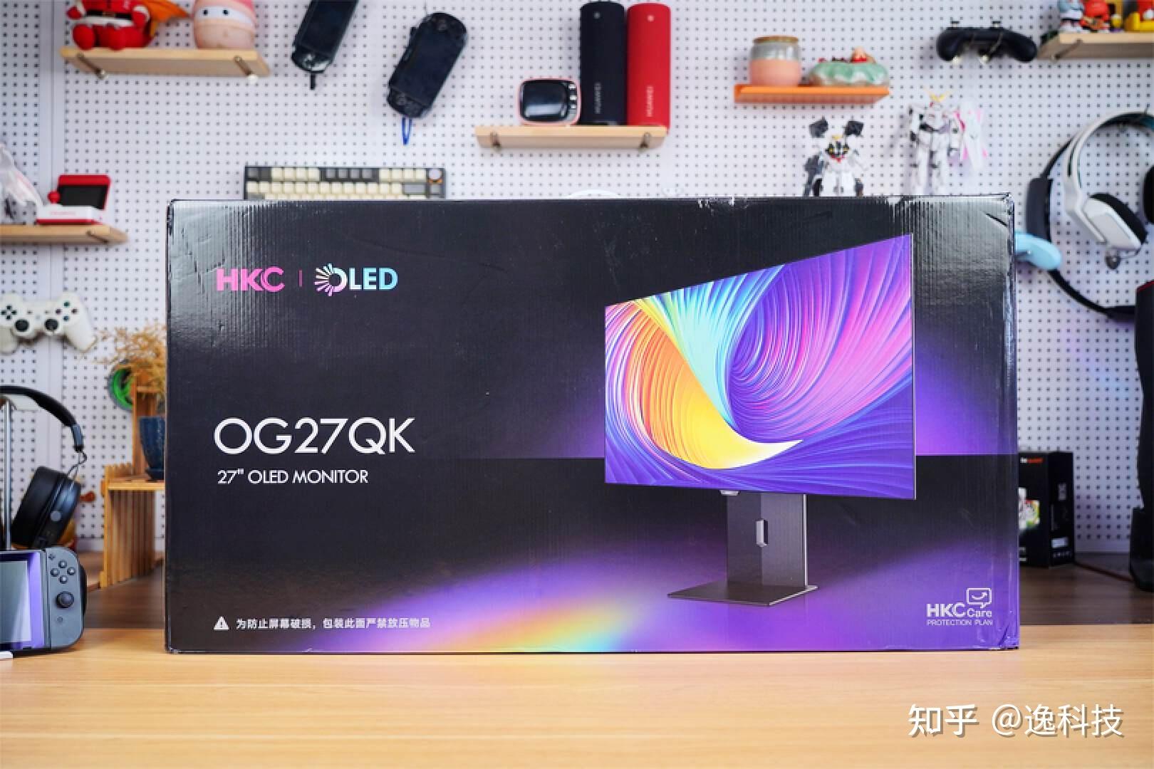 HKC OG27QK ——游戏玩家的第一台“国民OLED电竞显示器”。