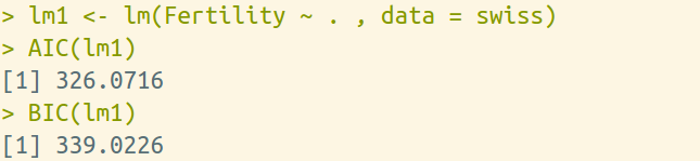 如何用Rstudio 计算AIC,BIC的值？ - 知乎
