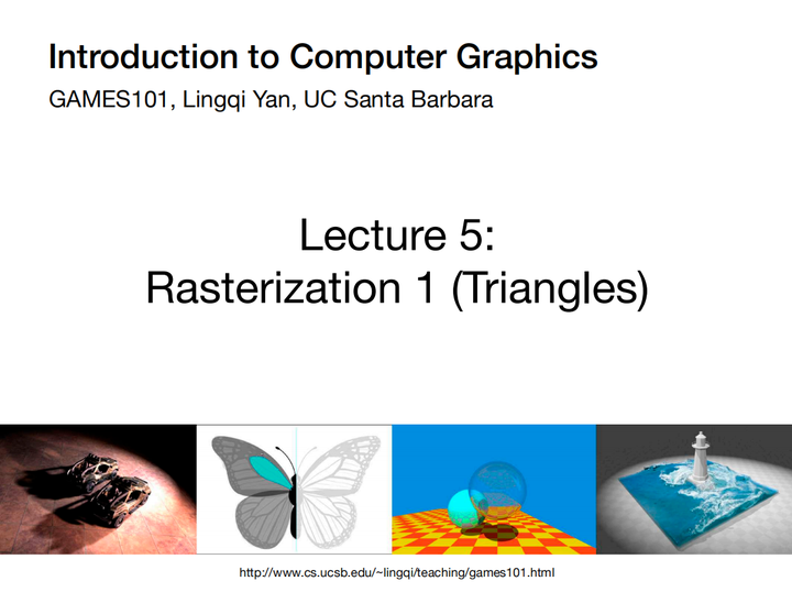 GAMES101笔记_Lec05~06_光栅化 Rasterization - 知乎