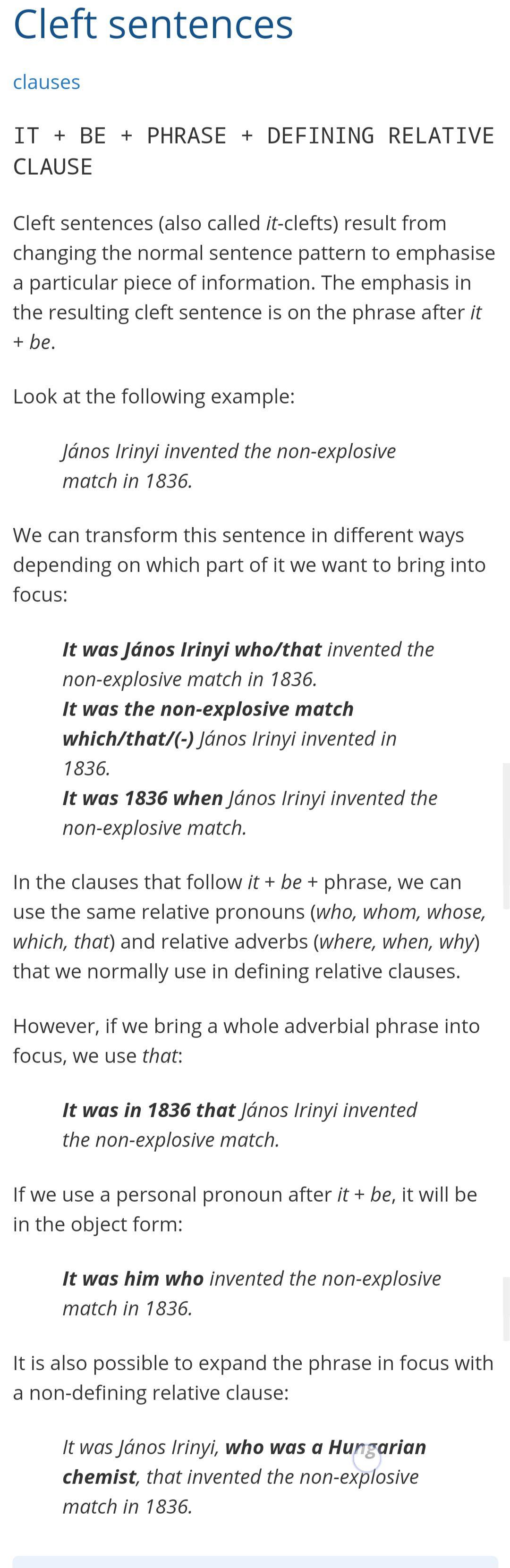 Clefting和Pseudo-Clefting是什么意思？ - 知乎