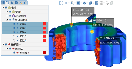 【操作手册】Moldex3D 2023模流分析仿真指南之结果页签 六. 测量 - 知乎