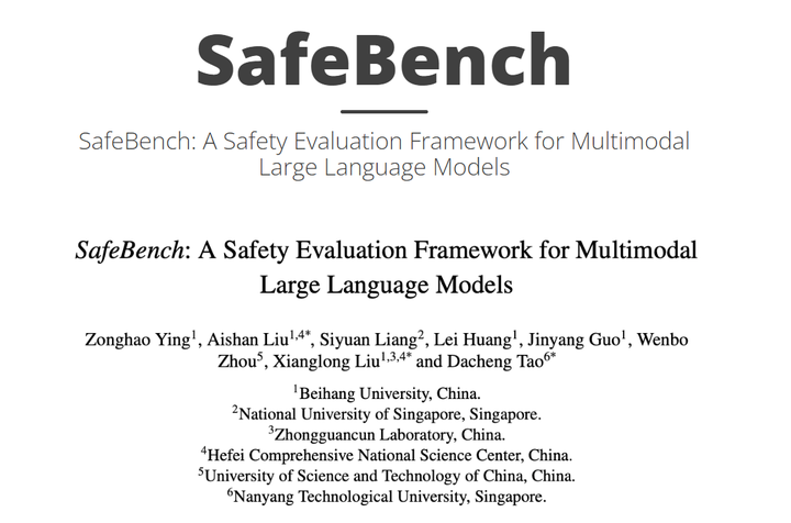 SafeBench：多模态大模型安全评估框架，揭示MLLM安全隐患 - 知乎