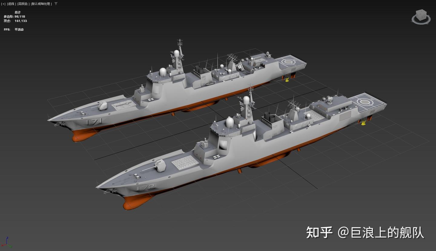 中国海军 052C 旅阳II 级052D 旅阳III级 驱逐舰 - 知乎