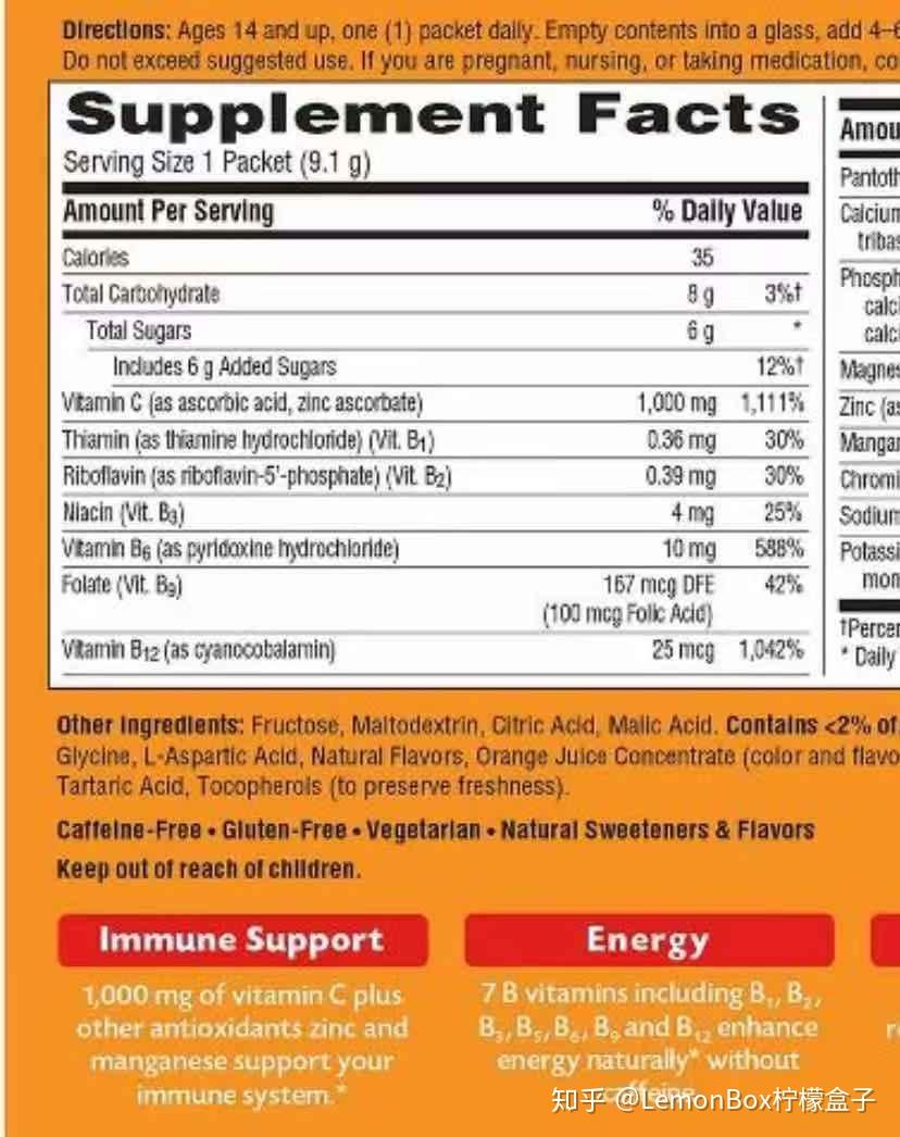 膳食补充剂用量Dietary Supplement Dosage - 知乎