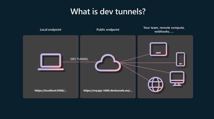 使用Microsoft Dev Tunnels实现内网穿透 - 知乎