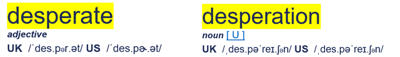 desperate & desperation - 知乎