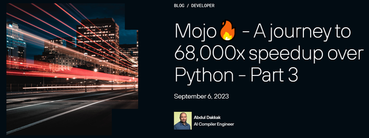 Mojo 编程语言开放下载，声称比 Python 快 68000 倍 - 知乎
