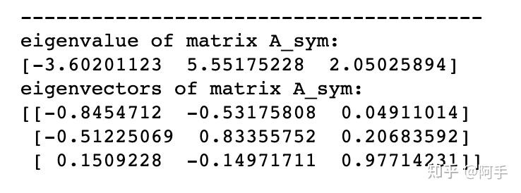 Python求解特征值与特征向量 - 知乎
