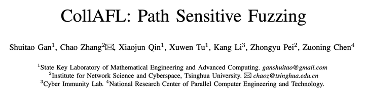 [论文总结]a-18-S&P-CollAFL: Path Sensitive Fuzzing - 知乎