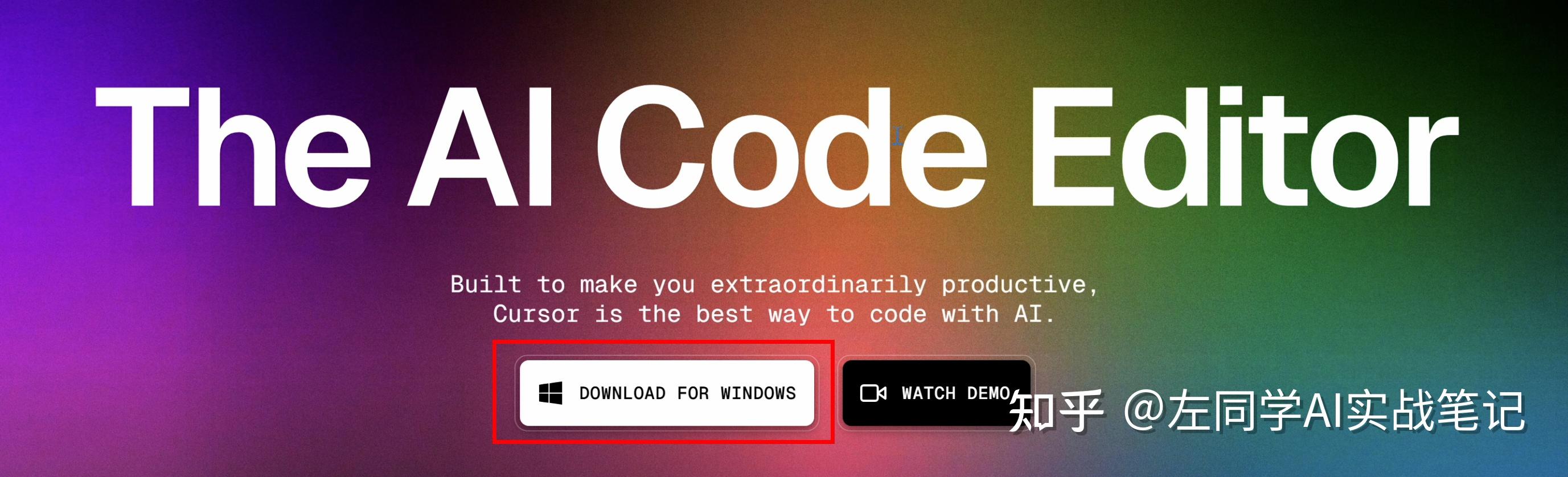 一、Cursor的下载和安装 - 知乎