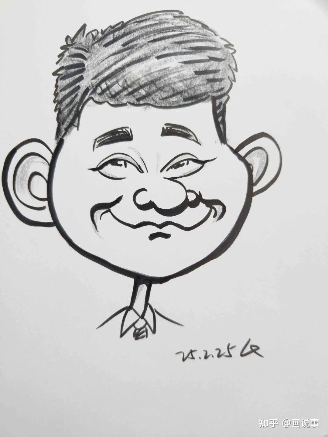 翔画人物，25年2月肖像漫画练习63张 - 知乎