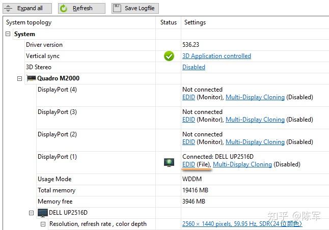 实验记录: 让显卡锁定 DisplayPort 输出口的 EDID, 防止显示器掉电引发窗口重排 - 知乎