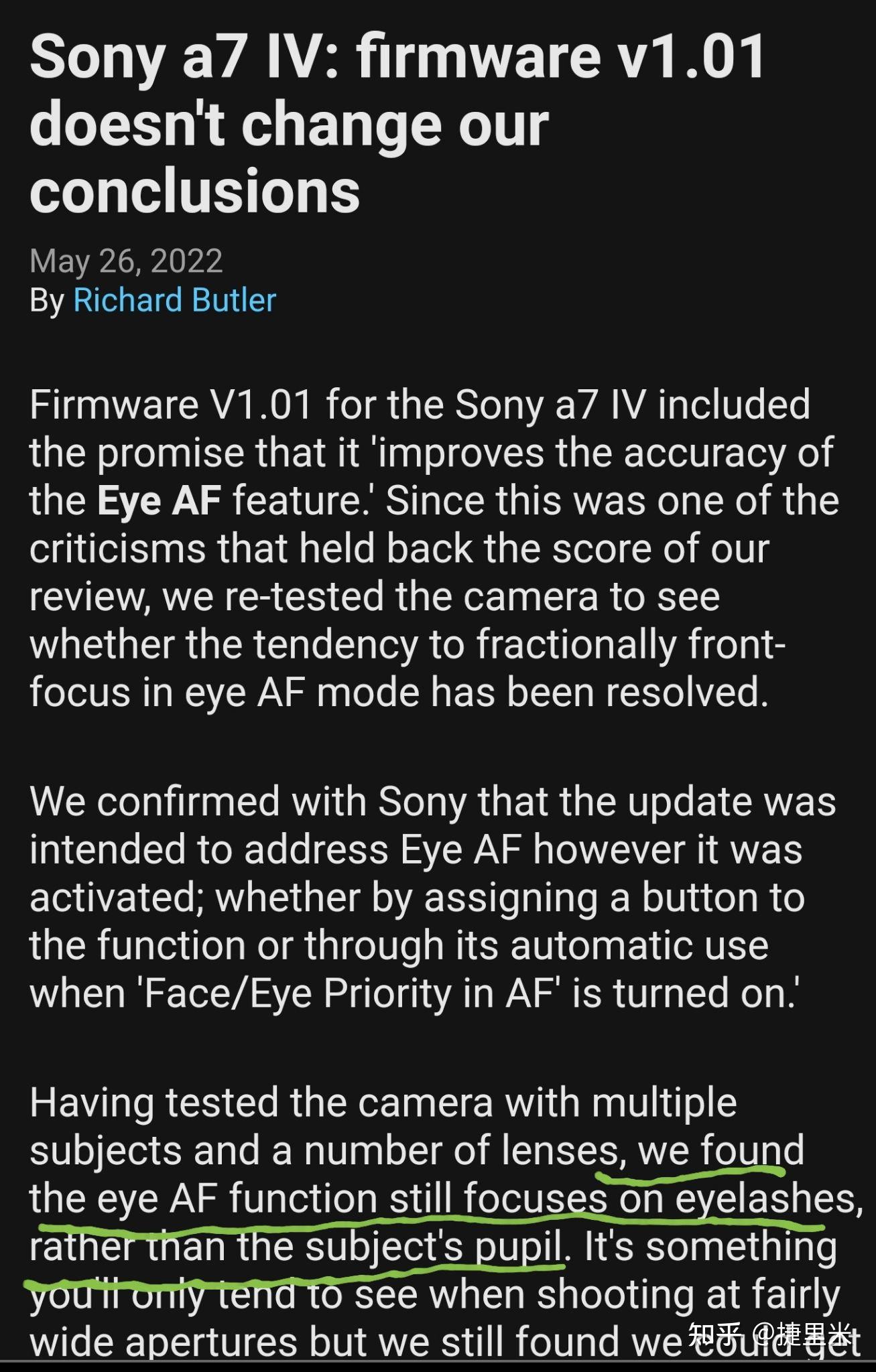 佳能R6II的前照CMOS和A7M4的背照式CMOS差距很大吗？ - 知乎