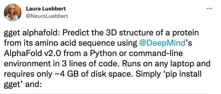 gget alphafold三行命令预测蛋白质三维结构 - 知乎