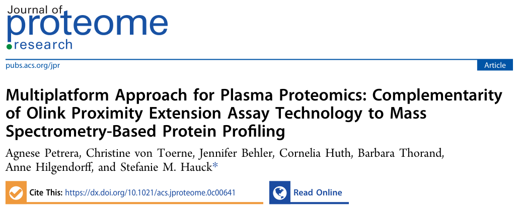珞米低调分享 | NGP时代来临，质谱平台和Olink PEA平台互补性研究 - 知乎