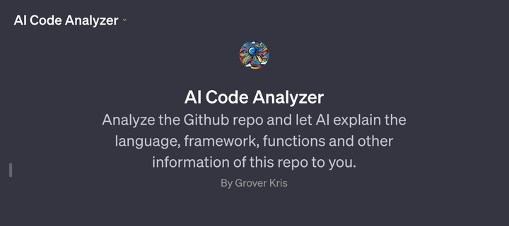 为了更好地编程！我自己开发了能分析GitHub代码的GPTs - 知乎