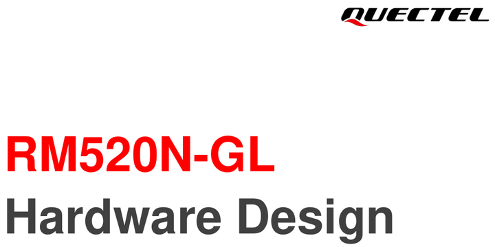 Quectel移远RM520N-GL手册笔记 - 知乎