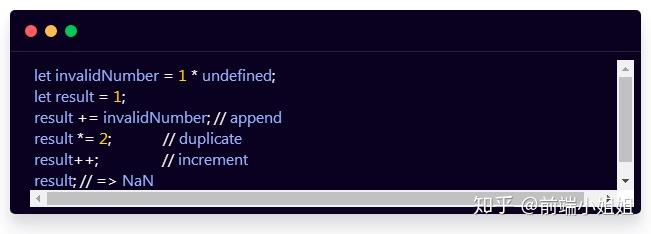 Web前端：JavaScript中的NaN是什么？ - 知乎