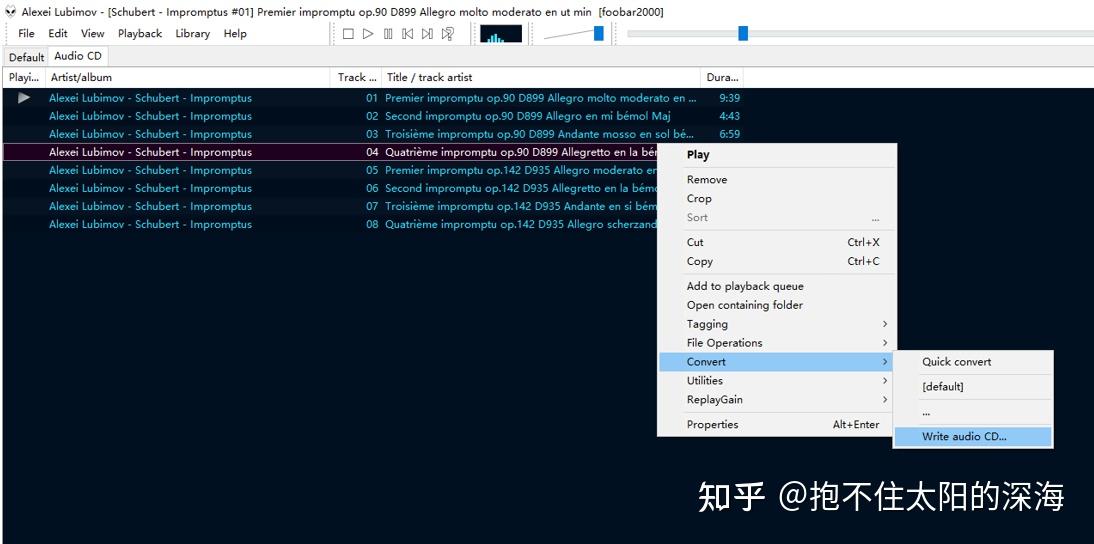如何使用foobar2000的刻录CD插件audio cd writer？ - 知乎