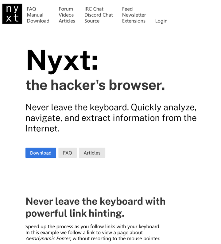 极客的浏览器 -- Nyxt - 知乎