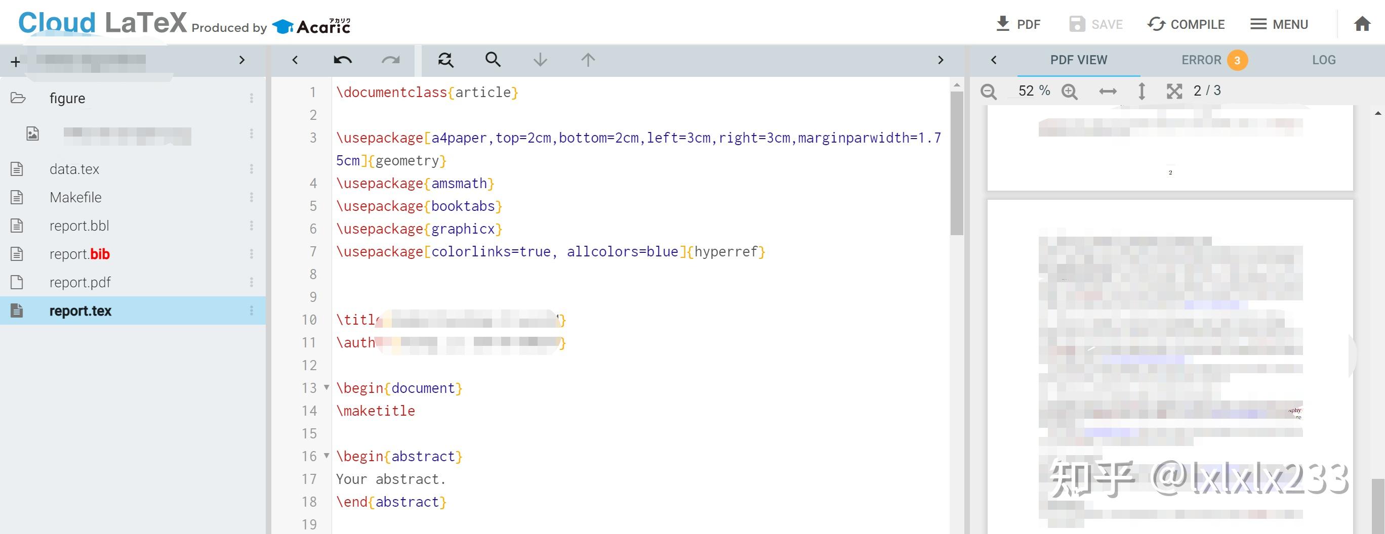 Overleaf替代品: 使用Cloud LaTeX本地写作/云端编译 - 知乎