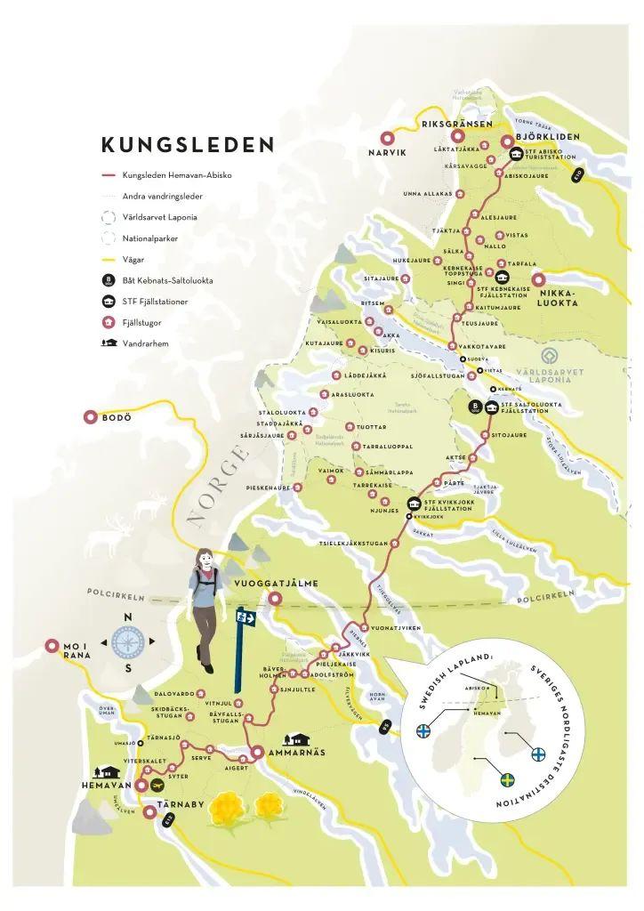 瑞典国王之路（Kungsleden）攻略：北极圈六天五夜徒步感受荒野之美 - 知乎
